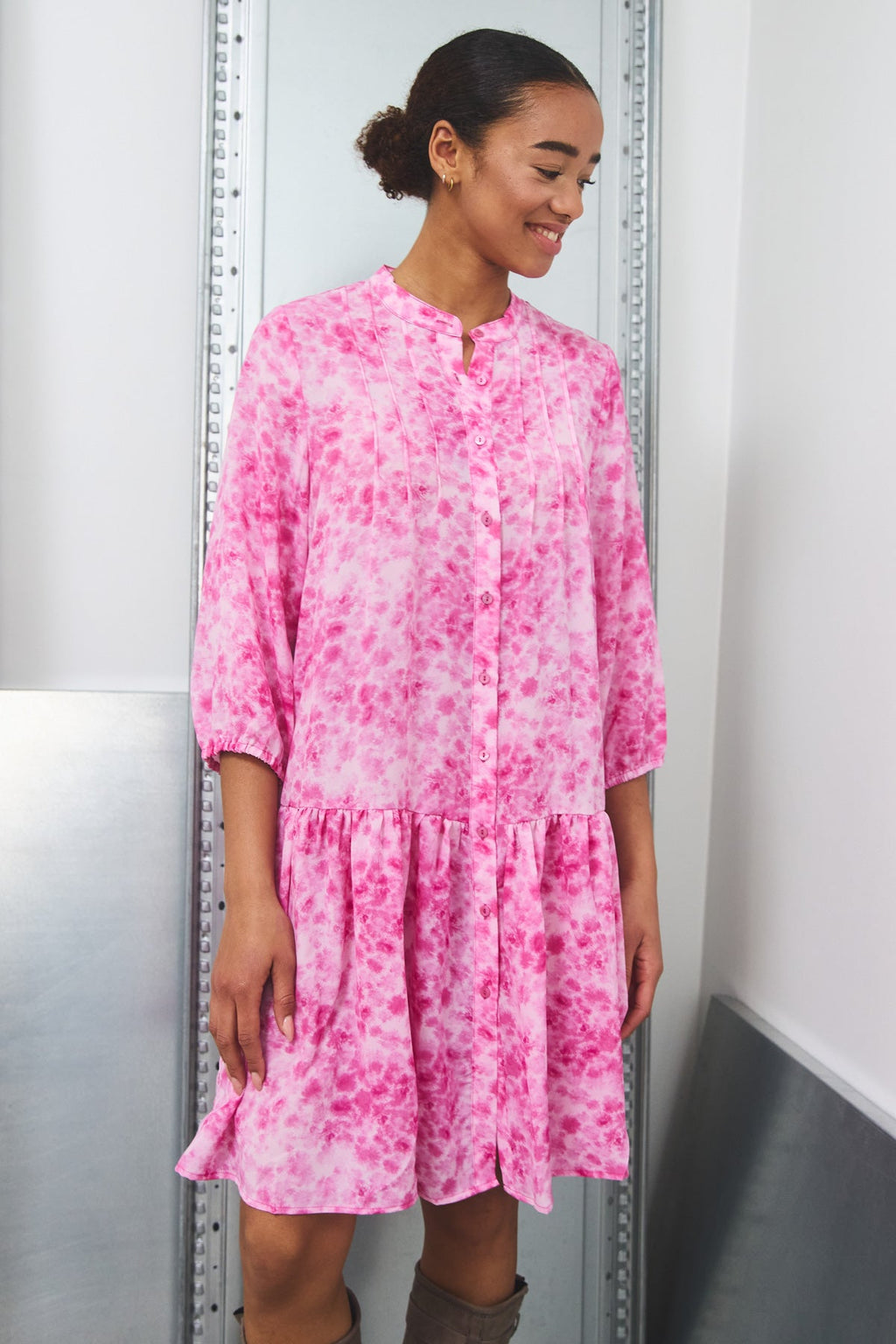 Imogene Dress Trudy Pink Print – Noellafashion.se