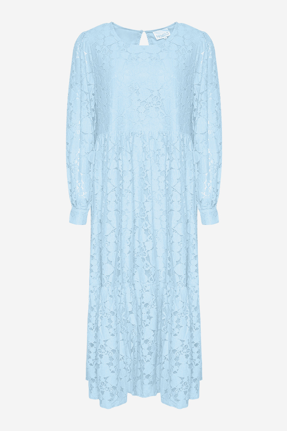 Macenna Long Dress Light Blue – Noellafashion.se